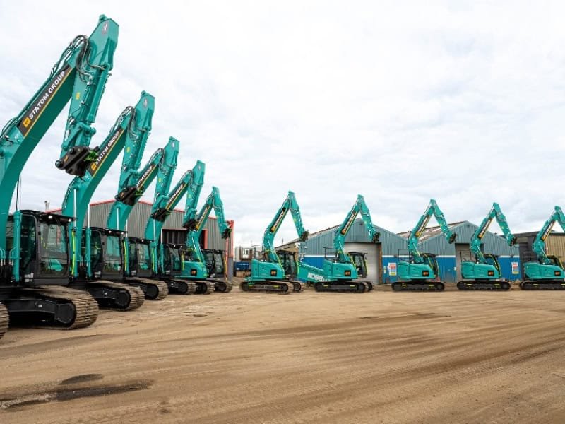Statom Group has invested £4m in new Kobelco machinery.